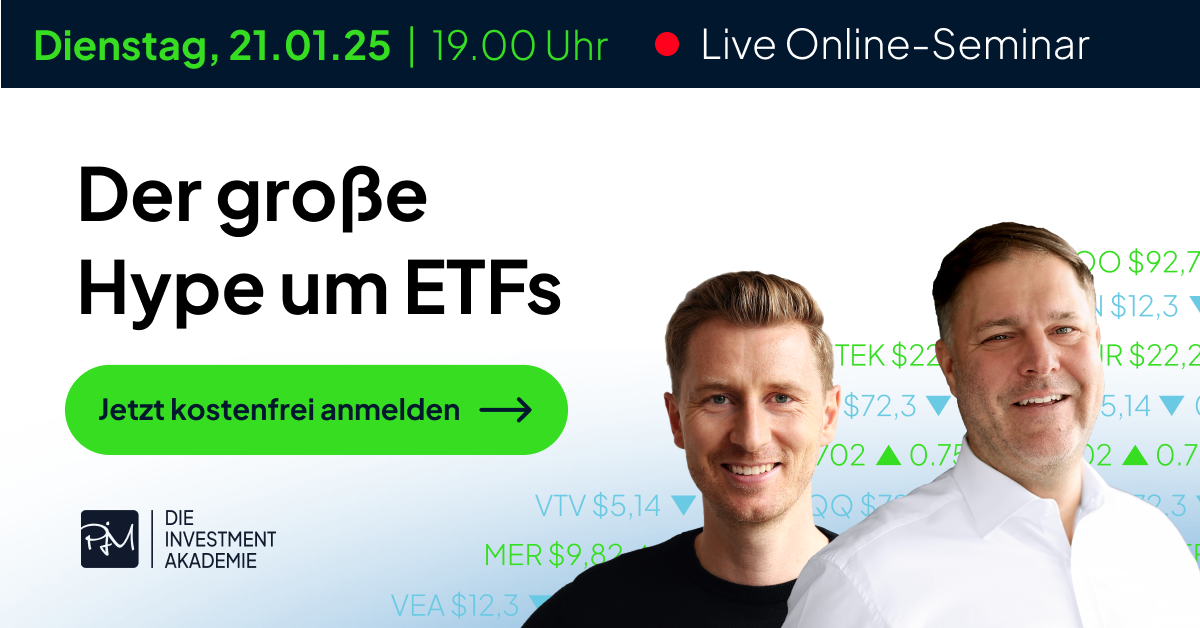 Kostenloser ETF Online Workshop | PJ MÜLLER